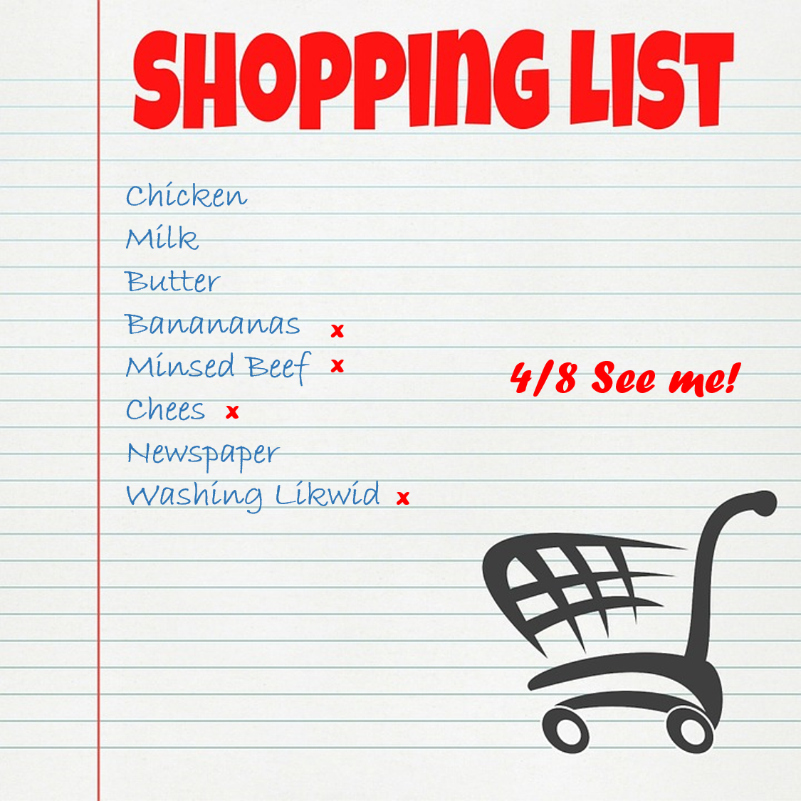 shopping list prayers – nukelearfishing